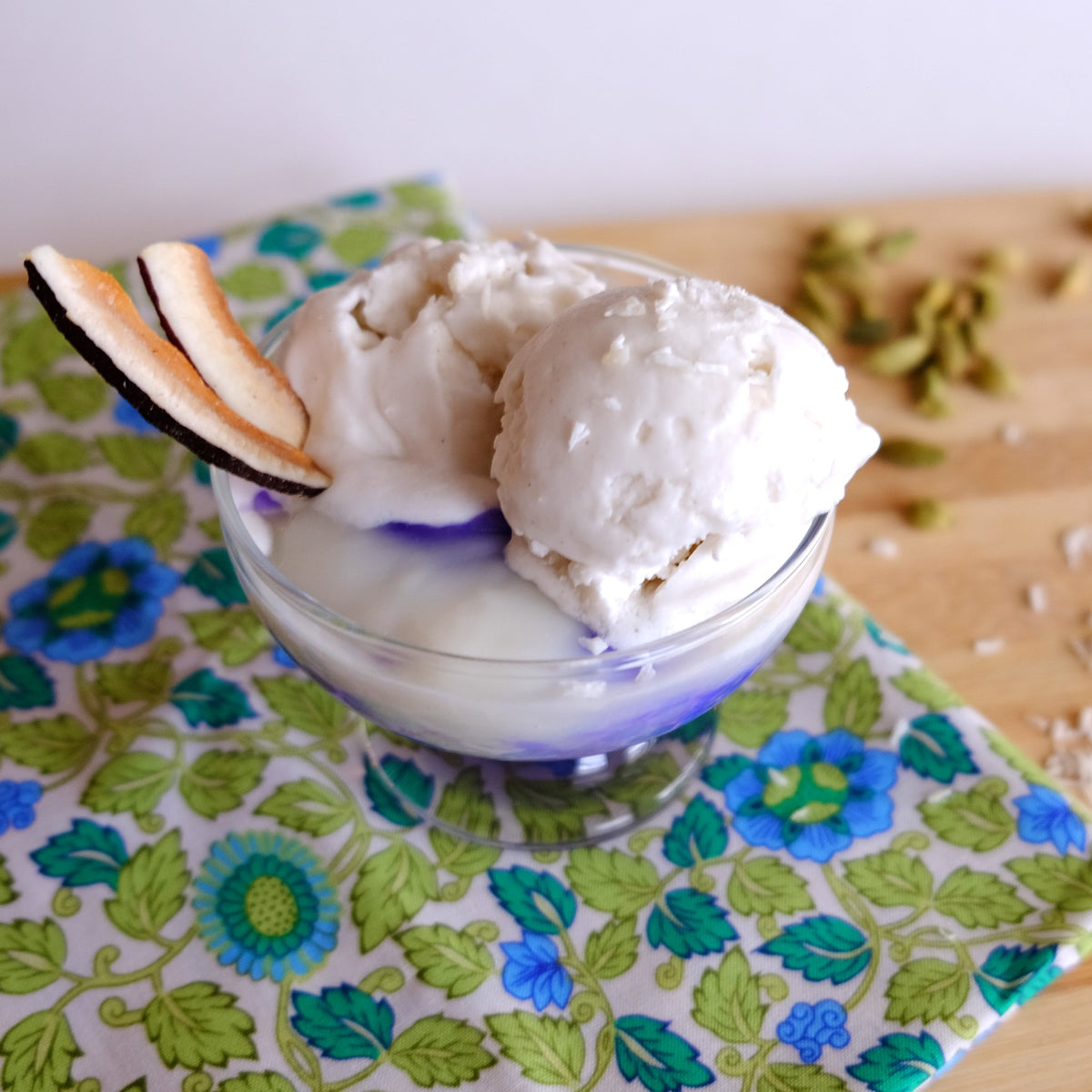 Inutak & Coconut Cardamom Sorbet – Four All Ice Cream