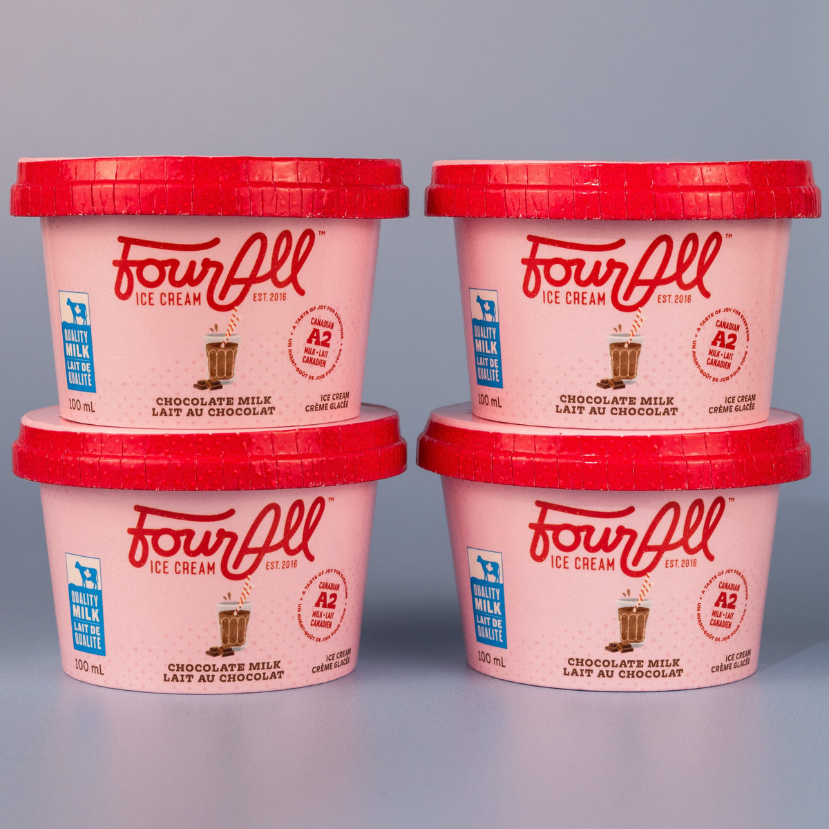 Chocolate Milk Mini Pack – Four All Ice Cream
